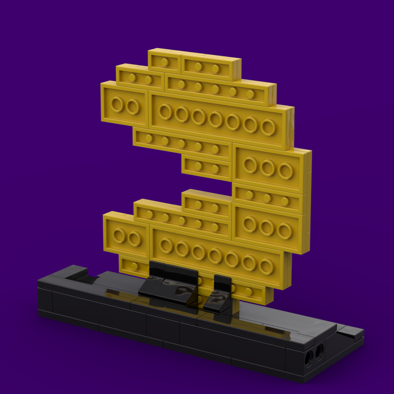 LEGO MOC Pacman by birdbrickbuilds | Rebrickable - Build with LEGO
