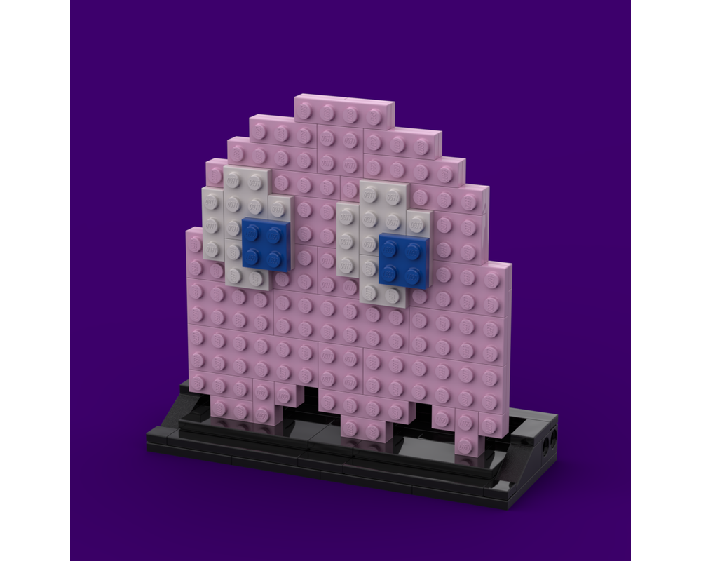 LEGO MOC Pinky - Pacman by birdbrickbuilds | Rebrickable - Build with LEGO