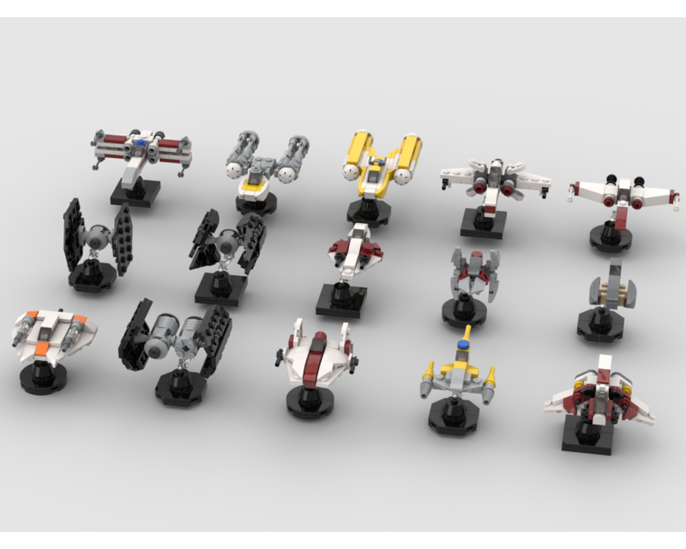 LEGO MOC micro starfighter stands by Lego_things_and_stuff ...