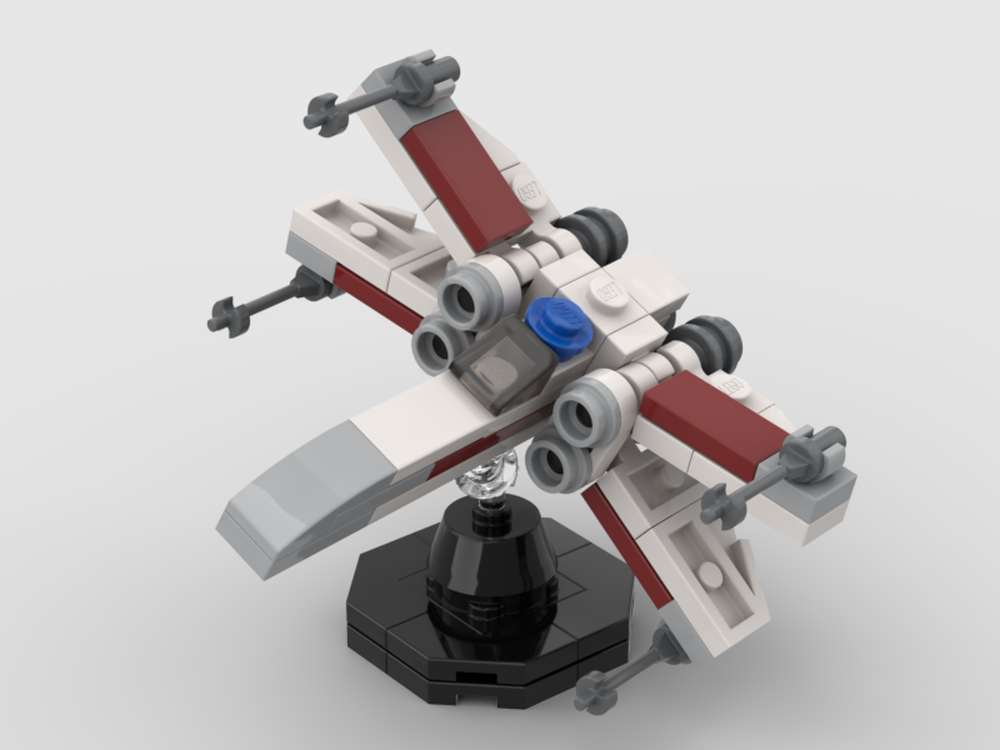 Lego Moc Micro Starfighter Stands By Legothingsandstuff