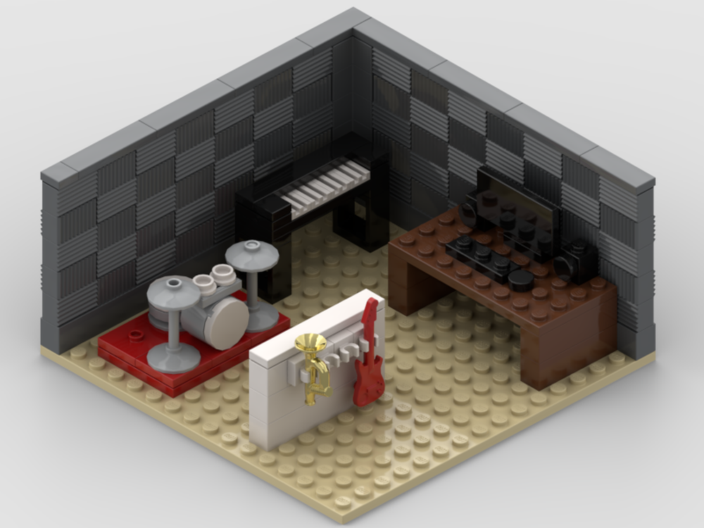 LEGO MOC Musical Room by nibman_bricks | Rebrickable - Build with LEGO