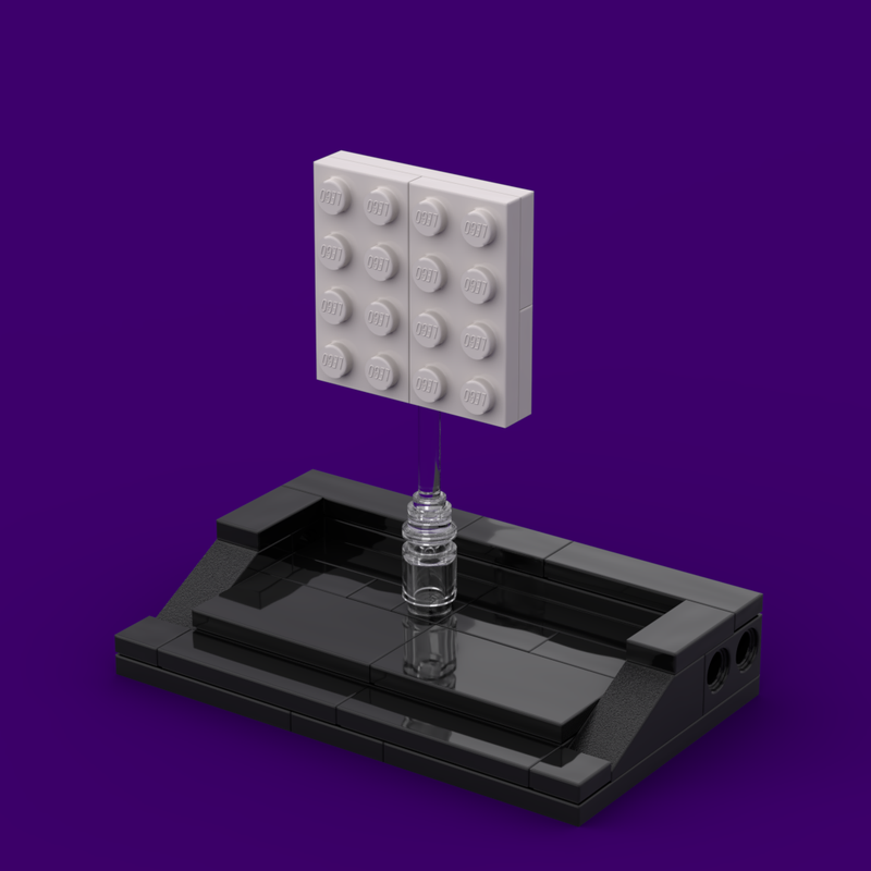 LEGO MOC Pac Dot - Pacman by birdbrickbuilds | Rebrickable - Build with ...