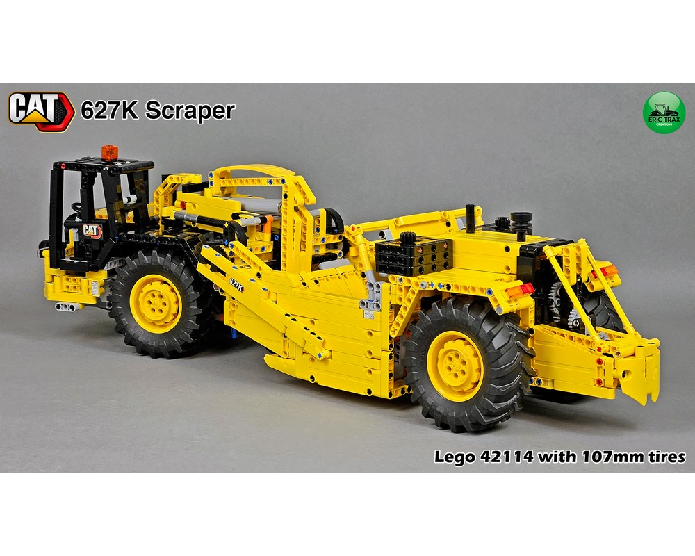 LEGO MOC 42114 - CAT 627K Scraper by erictrax | Rebrickable - Build ...