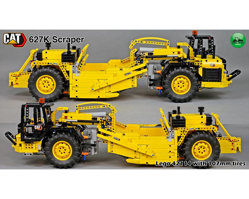 LEGO MOC 42114 - CAT 627K Scraper by erictrax | Rebrickable - Build ...
