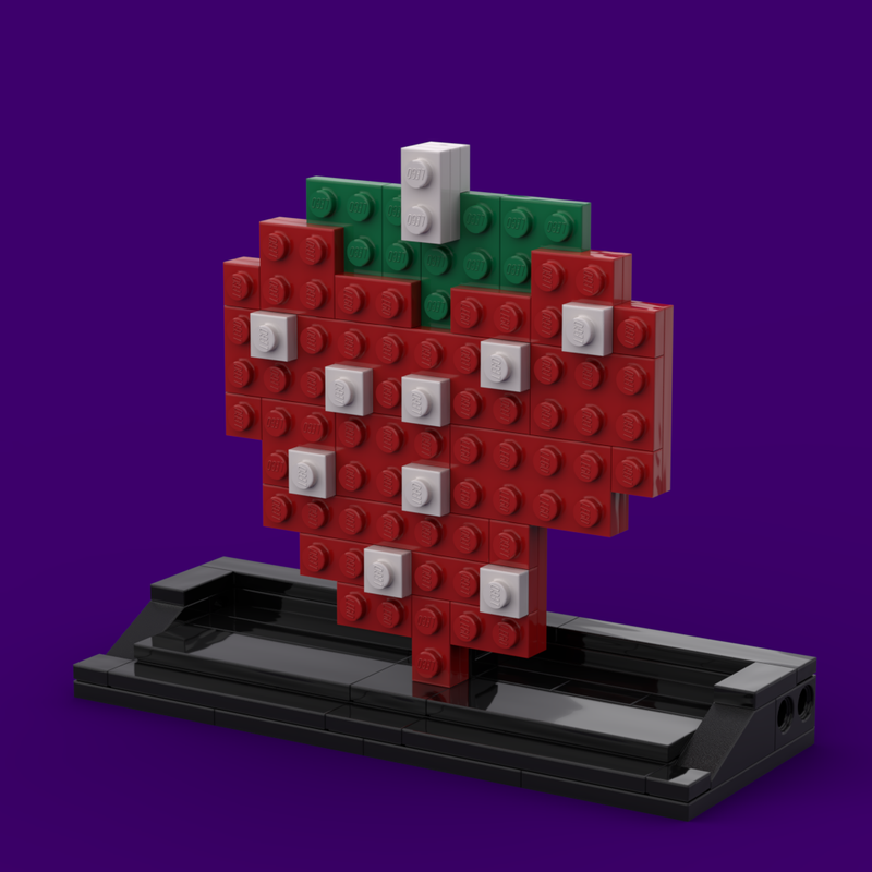 LEGO MOC Strawberry - Pacman by birdbrickbuilds | Rebrickable - Build ...