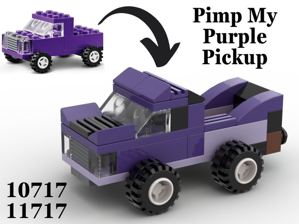 LEGO MOC Pimp My Purple Pickup - 11717 B-model remodel by ...