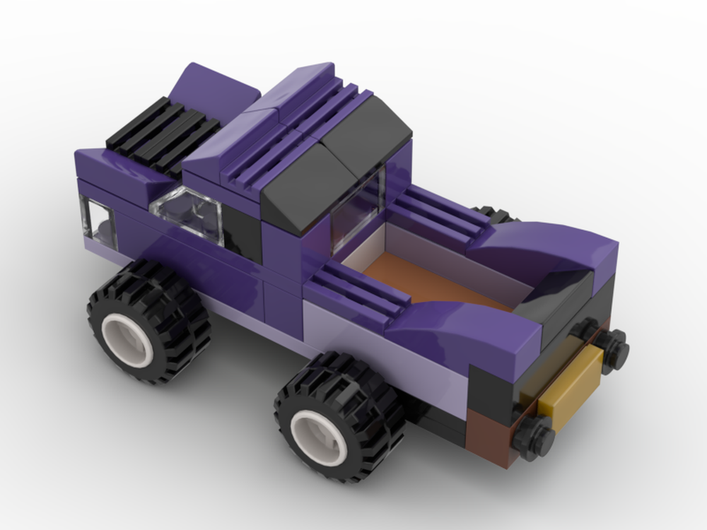 LEGO MOC Pimp My Purple Pickup - 11717 B-model remodel by ...