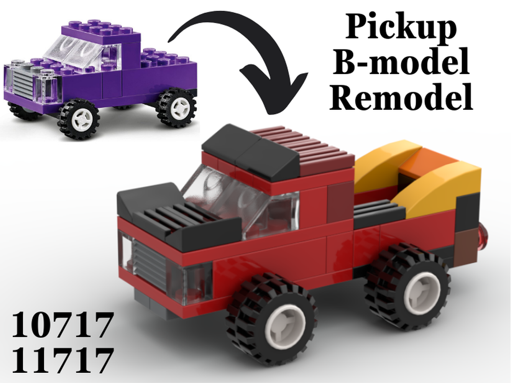 LEGO MOC Pimp My Purple Pickup - 10717 B-model remodel by ...