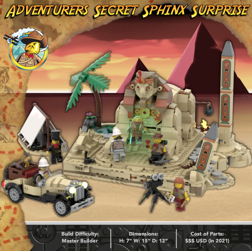 LEGO MOC-171064 Adventurers - Secret Sphinx Surprise by Dream Build ...