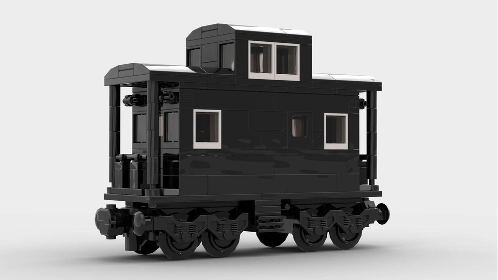 LEGO MOC-171066 6-Wide Caboose by 603bricks | Rebrickable - Build with LEGO