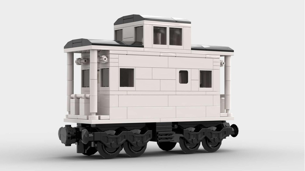 LEGO MOC-171066 6-Wide Caboose by 603bricks | Rebrickable - Build with LEGO