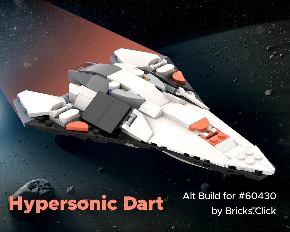 LEGO MOC Dart – Hypersonic Drone (#60430 Alt Build) by Bricks.Click ...