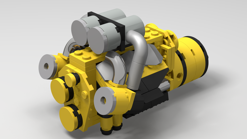 LEGO MOC Cat C32B Diesel Engine by DUNC67 | Rebrickable - Build with LEGO