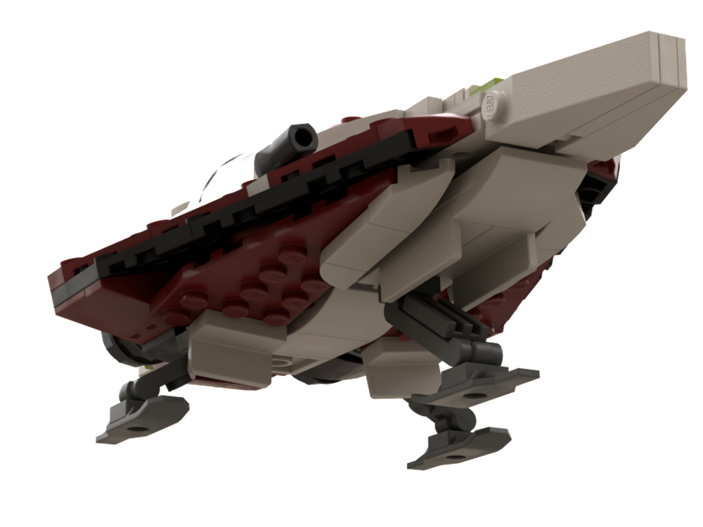 Lego Moc Obi Wans Delta 7 And Delta 7b Aethersprite Jedi Starfighter