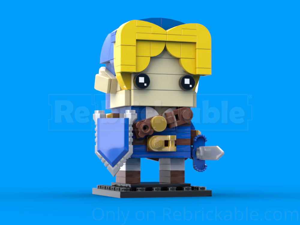LEGO MOC-171082 OOT Link Brickheadz by Seanster-7 | Rebrickable - Build ...