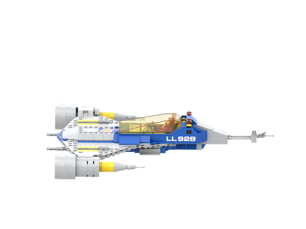 Lego Moc 10497 Alt Build Astrolorian Police Cruiser By Camobricktape