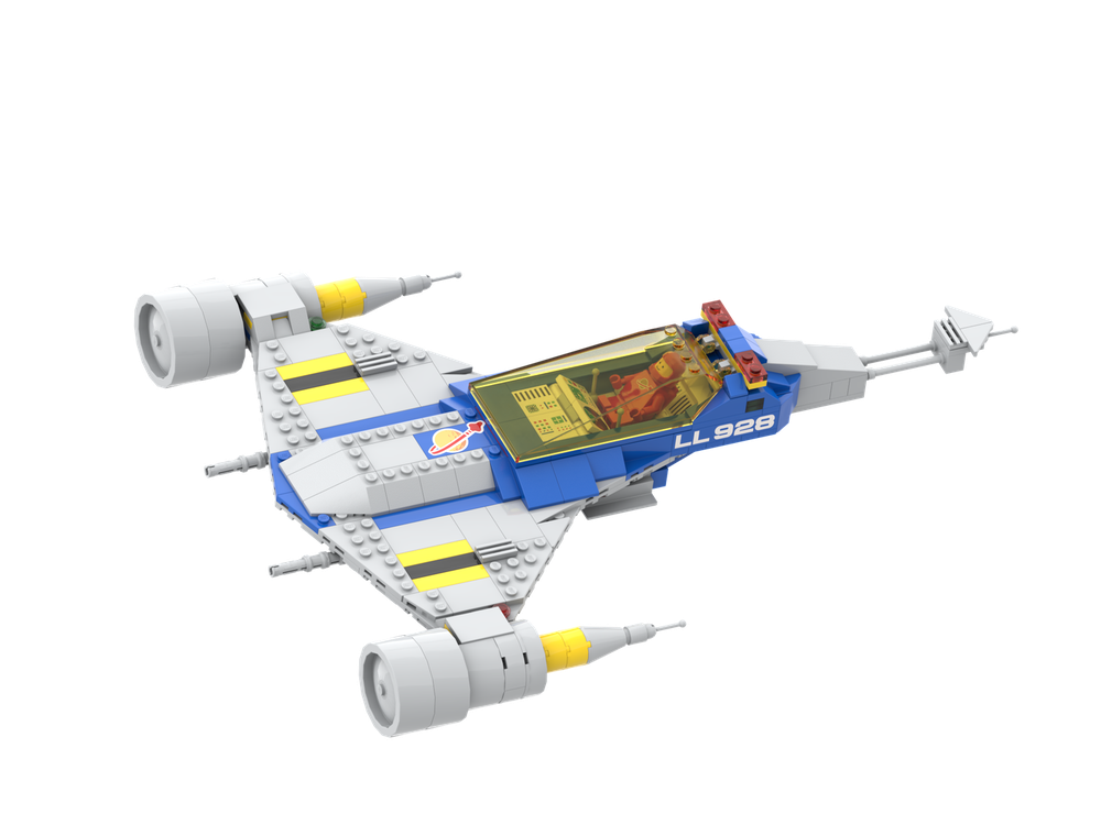 Lego Moc 10497 Alt Build Astrolorian Police Cruiser By Camobricktape