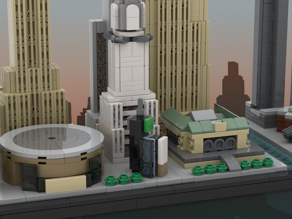 LEGO MOC New York City Skyline by Taters | Rebrickable - Build with LEGO