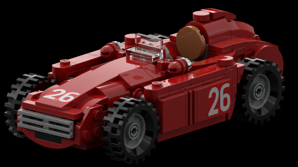 LEGO MOC Lancia D50 Monaco 1955 by Coland | Rebrickable - Build with LEGO