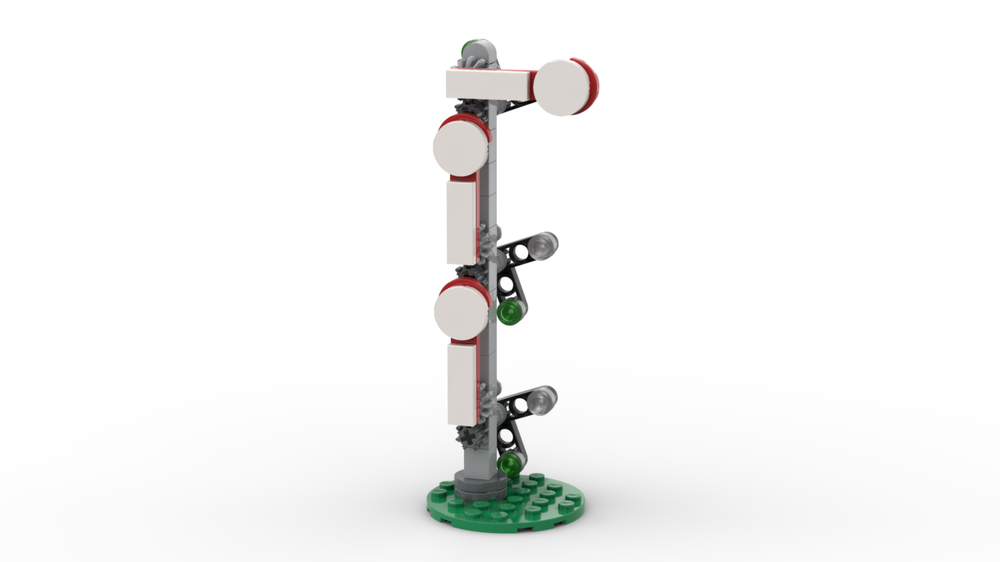LEGO MOC Working theree-arm Semaphore by Uranium_Bricks | Rebrickable ...