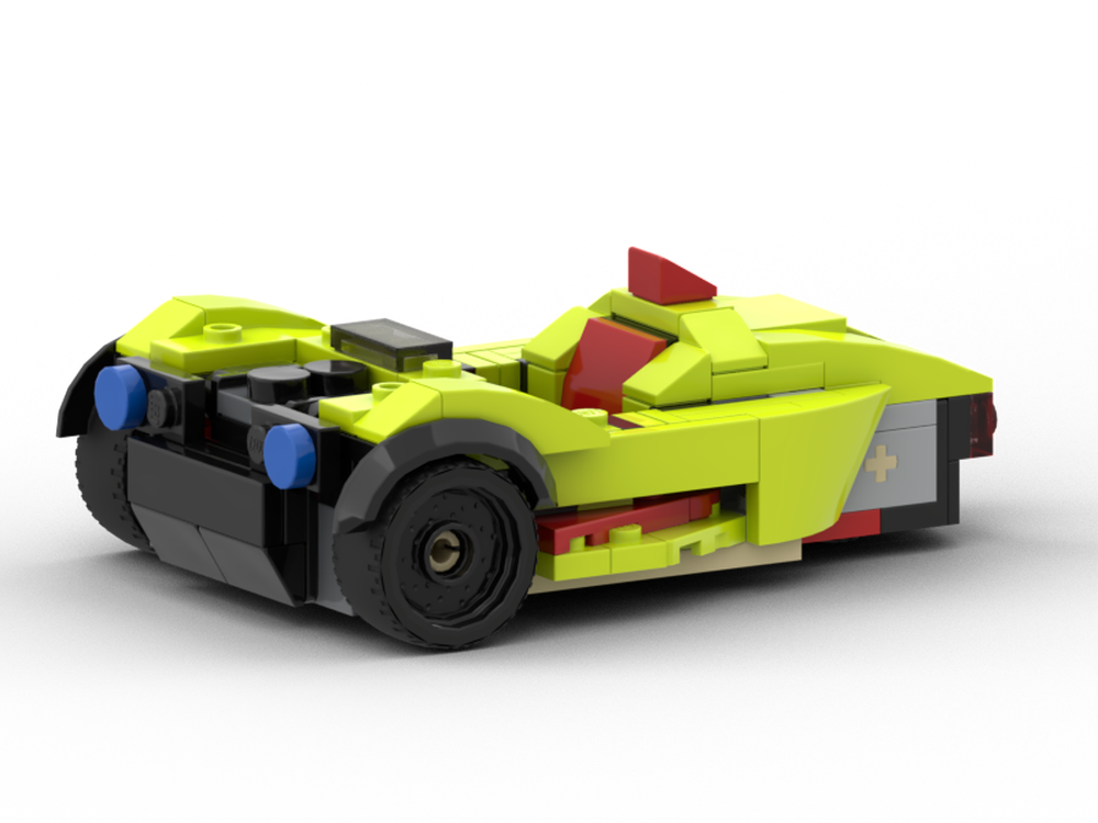 LEGO MOC Morgan Three Wheeler - 76910 by siema_987 | Rebrickable ...