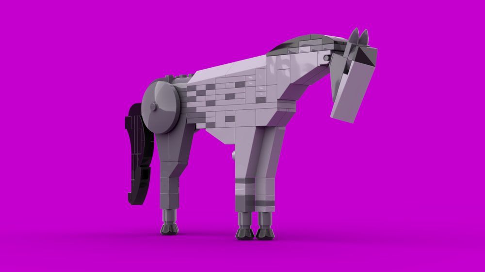 LEGO MOC Horse by OwlClicker | Rebrickable - Build with LEGO