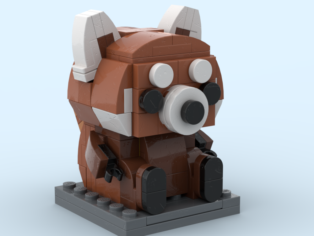 LEGO MOC Red Panda by ghutch92 | Rebrickable - Build with LEGO