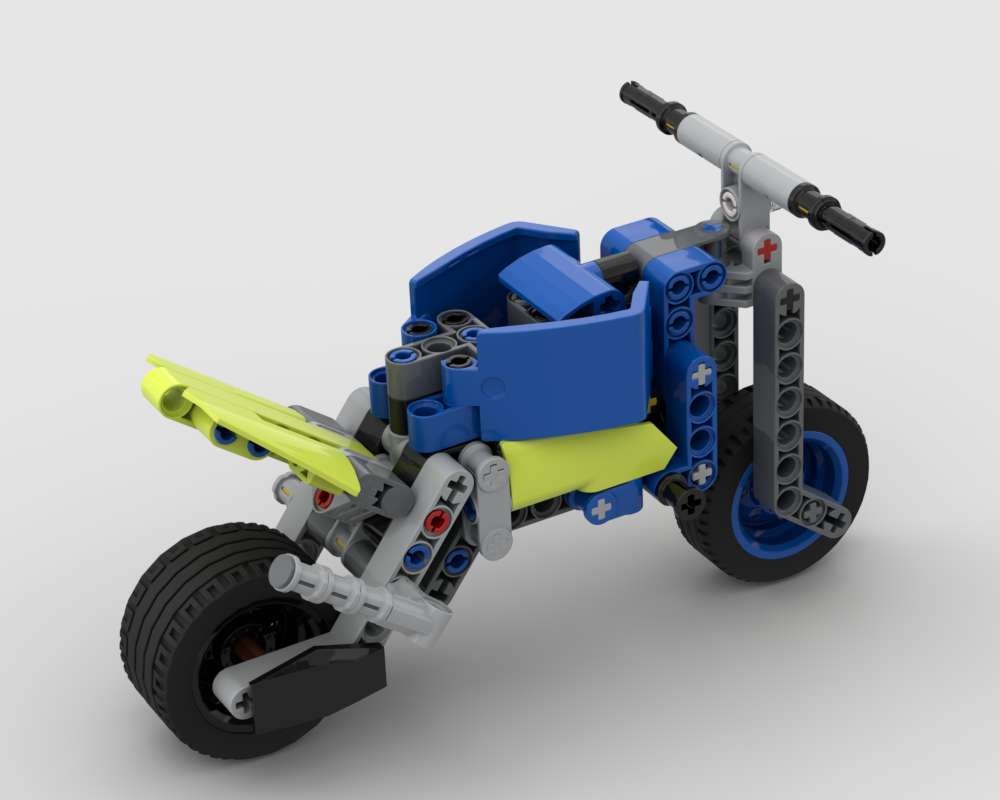 LEGO MOC Motorbike 42164 Alternative by ErikGS | Rebrickable - Build ...