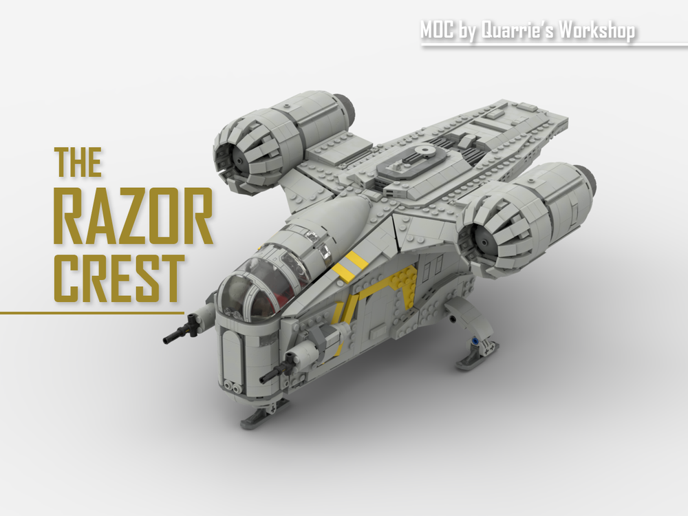 LEGO MOC The Razor Crest by Quarries Workshop | Rebrickable - Build ...