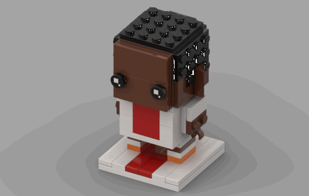LEGO MOC Brickhead Brian Brobbey by Legoats | Rebrickable - Build with LEGO