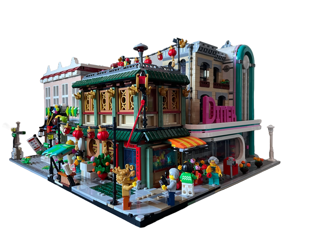 LEGO MOC Family Reunion Celebration Modular Corner Alternate build of ...