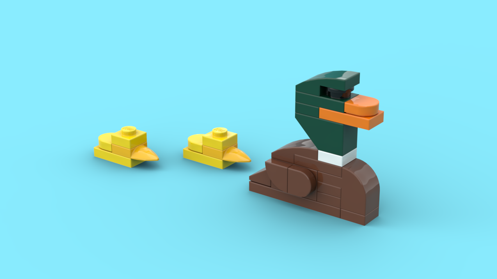 LEGO MOC Duck by OwlClicker | Rebrickable - Build with LEGO