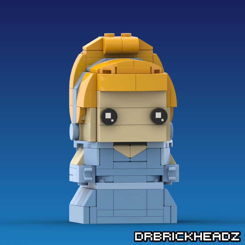 LEGO MOC Cinderella Brickheadz by DrBrickheadz | Rebrickable - Build ...