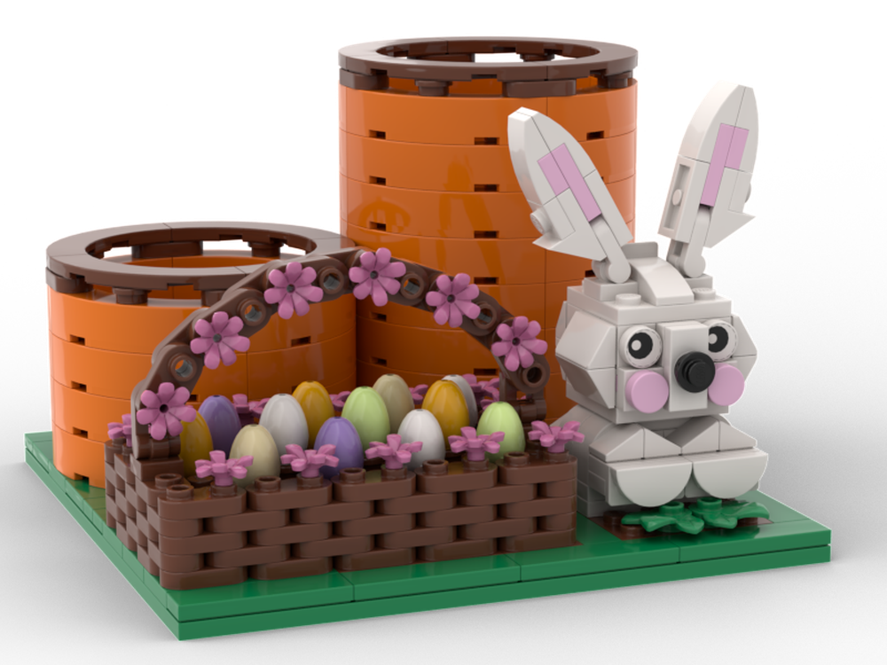 LEGO MOC Pencil Holder - Easter by 03janedoe | Rebrickable - Build with ...