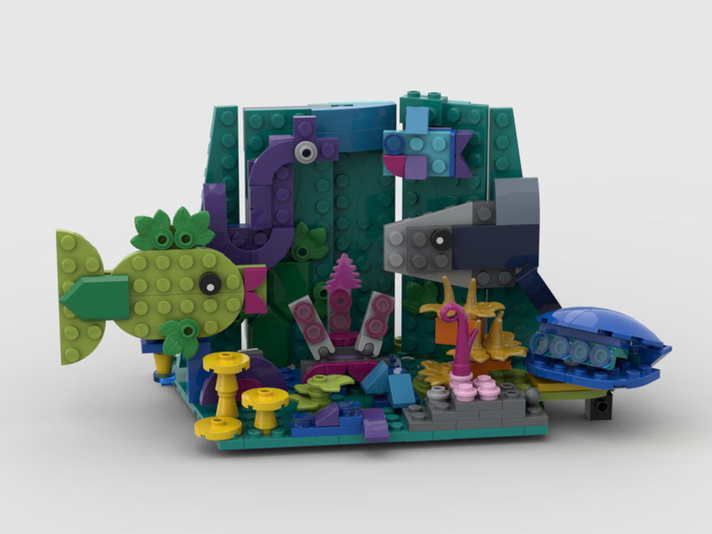 LEGO MOC Coral Reef by sunflowermac | Rebrickable - Build with LEGO