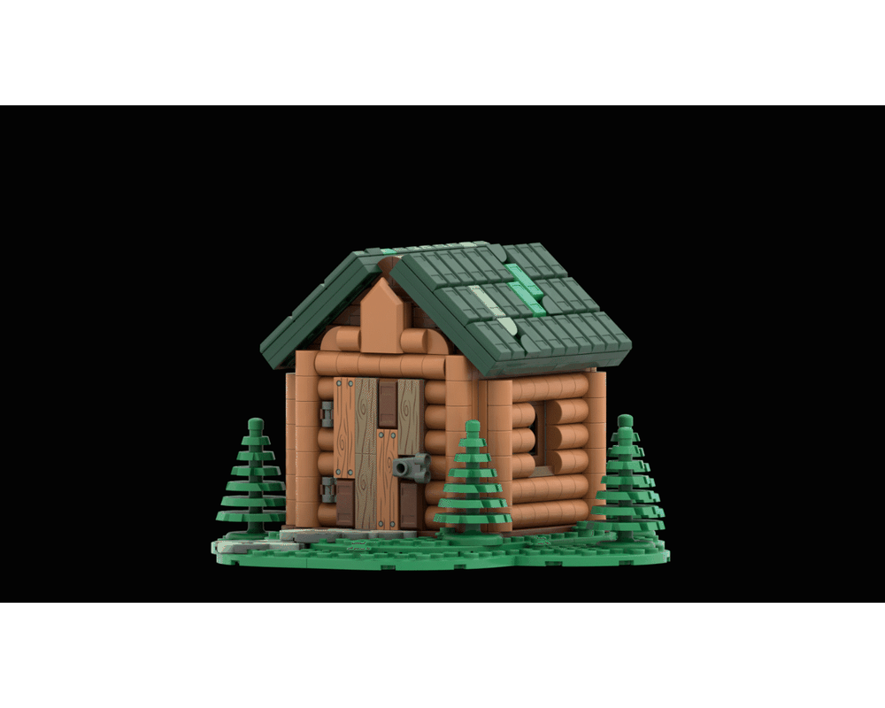 Lego Moc Little Log Cabin By Longjuansilver Rebrickable Build With Lego