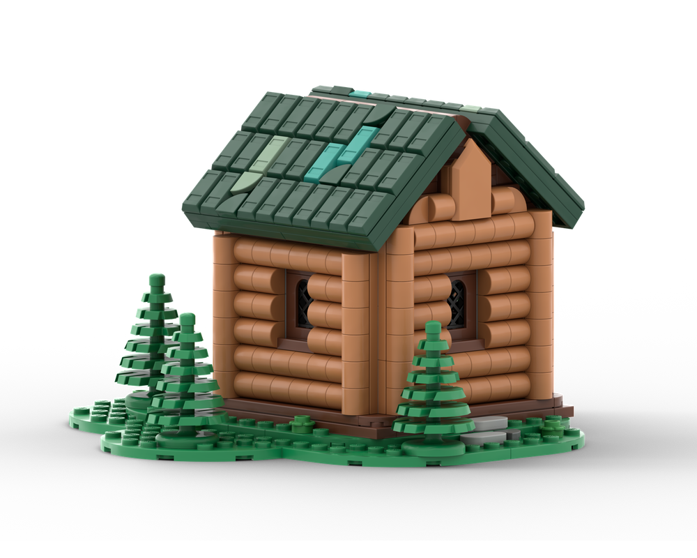 Lego Moc Little Log Cabin By Longjuansilver Rebrickable Build With Lego