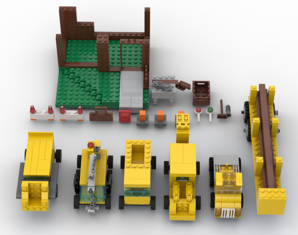 LEGO MOC LEGO Construction Site Resources by Orc1 | Rebrickable - Build ...