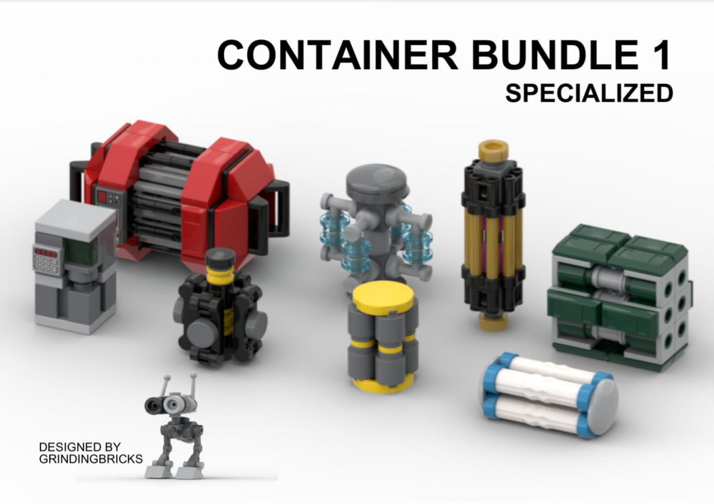 LEGO MOC Container Bundle 1 Specialized by GrindingBricks | Rebrickable ...