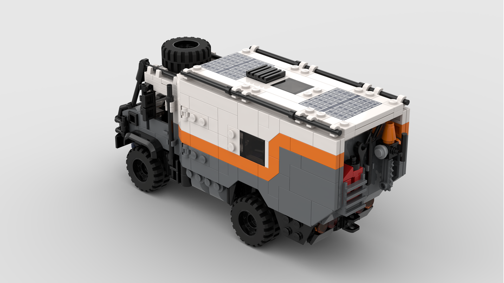 Lego Moc Mercedes Benz Unimog Expedition Camper By Prshadoko