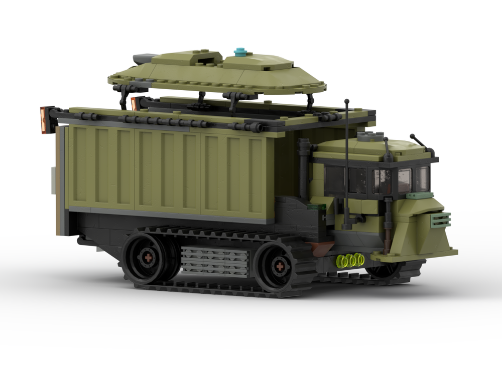 LEGO MOC Tracked heavy transporter carrier by fuz | Rebrickable - Build ...