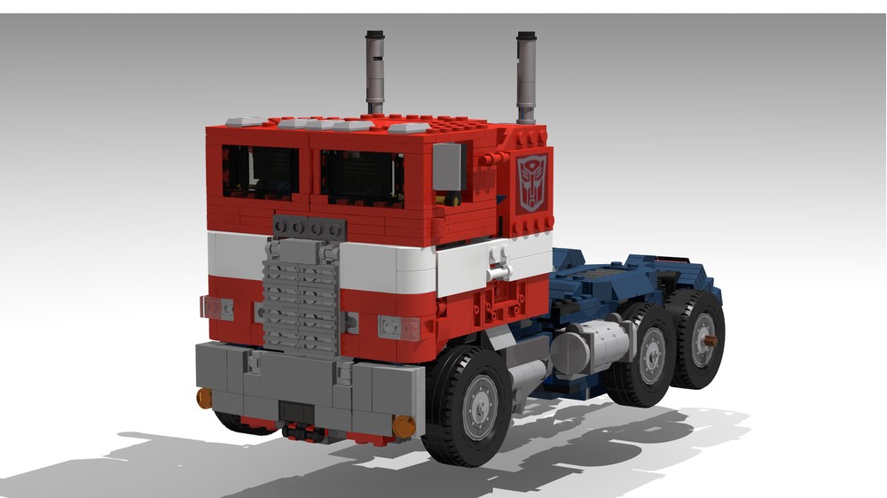 Lego Moc Bumblebee Movie Optimus Prime By Wizardlizardproductions