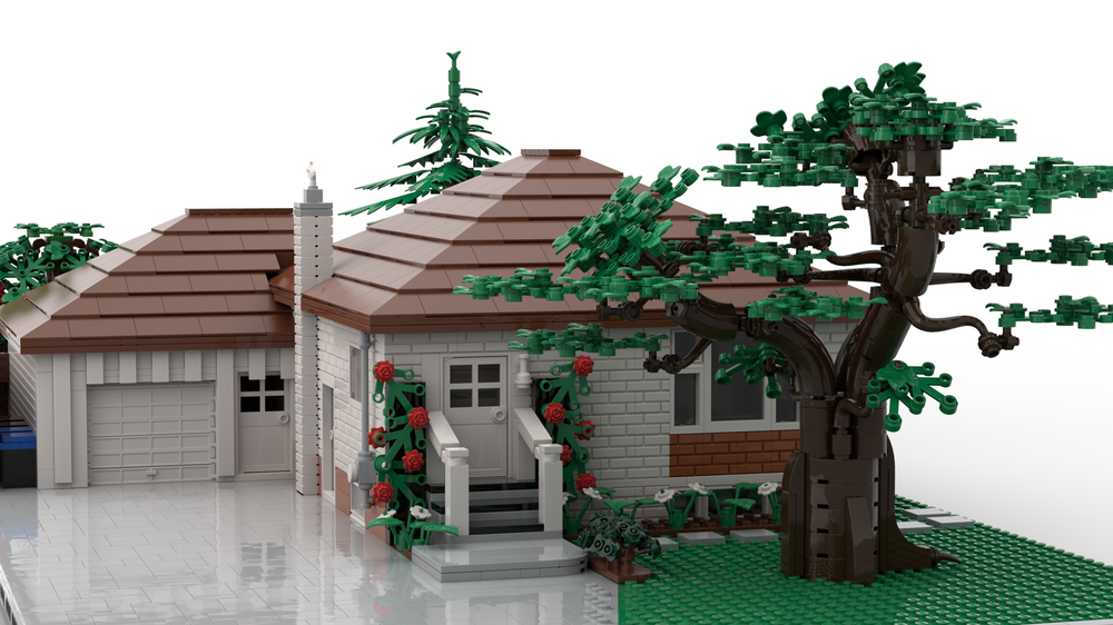 LEGO MOC House - Brick Bungalow by zantrax | Rebrickable - Build with LEGO
