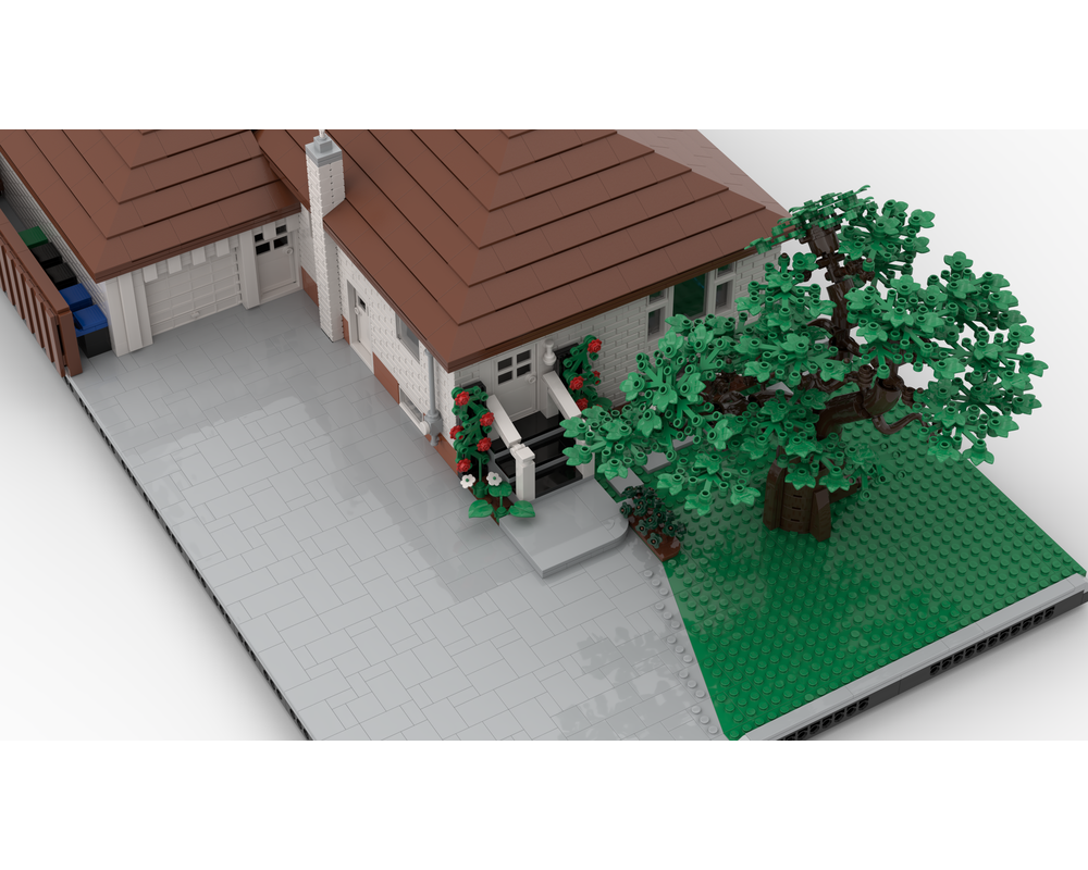 LEGO MOC House - Brick Bungalow by zantrax | Rebrickable - Build with LEGO