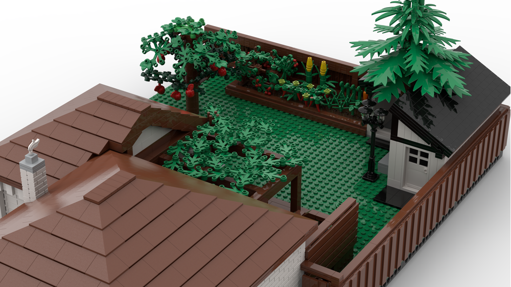 Lego Moc House Brick Bungalow By Zantrax Rebrickable Build With Lego