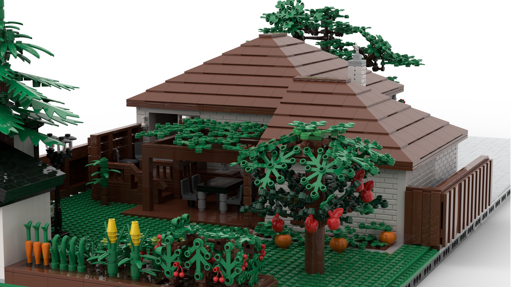 Lego Moc House Brick Bungalow By Zantrax Rebrickable Build With Lego