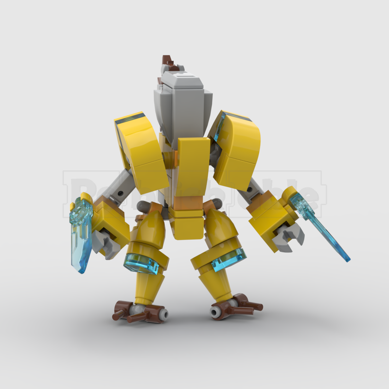 LEGO MOC [StarCraft] Protoss Zealot by Apocreal | Rebrickable - Build ...