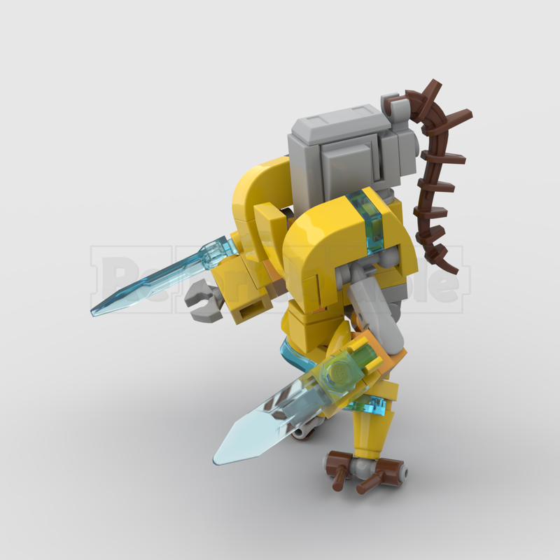 LEGO MOC [StarCraft] Protoss Zealot by Apocreal | Rebrickable - Build ...