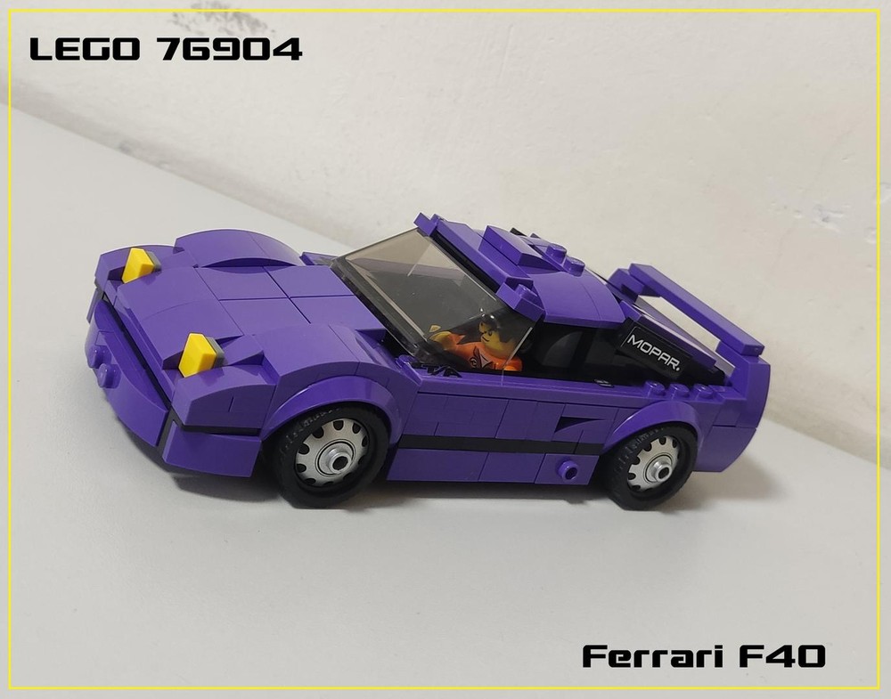 LEGO MOC 76904 Ferrari F40 by Kirvet | Rebrickable - Build with LEGO