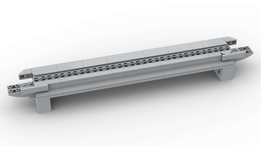 LEGO MOC Monorail track (alternative) by AurumBrick | Rebrickable ...